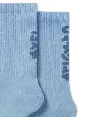 Axel Arigato Floral Jacquard Socks - Blue