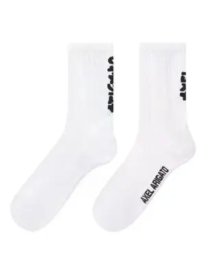 Axel Arigato Floral Jacquard Socks - White