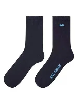 Axel Arigato Floral Logo Socks - Blue
