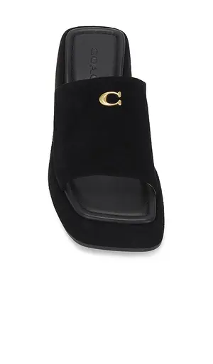COACH Marie Platform Sandal In Suede