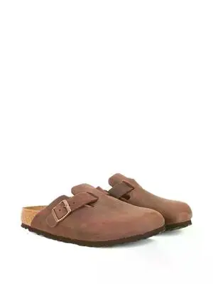 BIRKENSTOCK Buckle-strap Mules - Brown