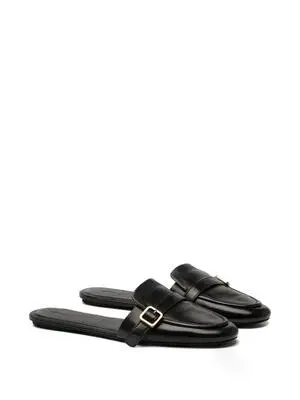 Marsèll Buckled Flat Mules