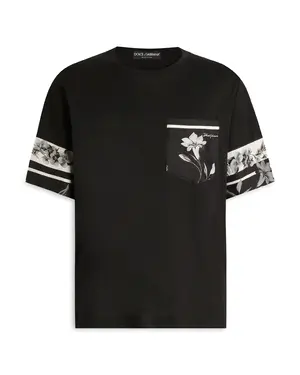 Dolce & Gabbana Floral Pocket T-shirt