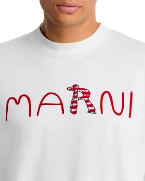 Marni Logo Tee - Lily White