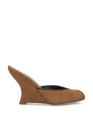 Veronica Beard Mirabel Peep Toe Wedge Heel Sandals