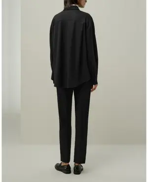 Lilysilk Silk-wool Oversized Shirt