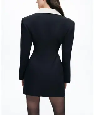 NOCTURNE Double-breasted Blazer Mini Dress