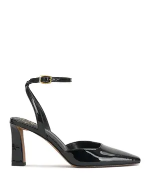 Vince Camuto Galees Ankle Strap Pumps - Black