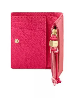 MAISON DE SABRE Small Bifold Leather Wallet - Pink