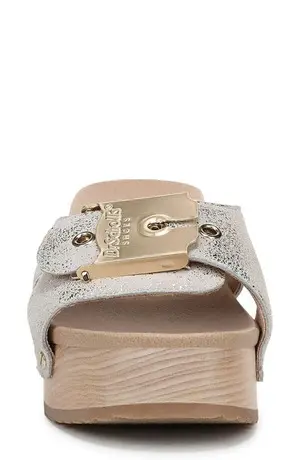 Dr. Scholl'S Platform Slide Sandal - Champagne Beige