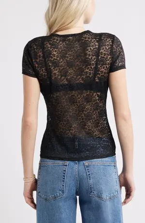 Bp. Stretch Lace Top