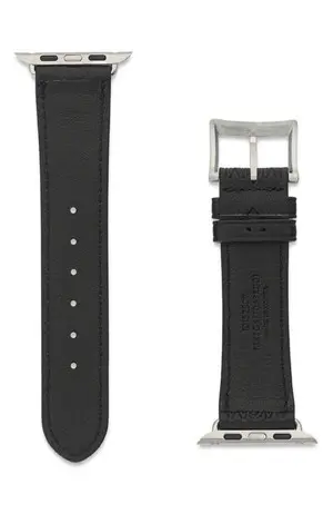 Mcm Apple Watch Band In Embossed Monogram Leather