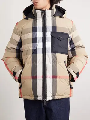 Burberry Reversible Quilted Hooded Down Jacket