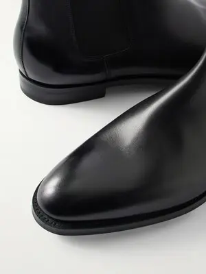 John Lobb Lawry Leather Chelsea Boots - Black