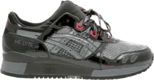 Asics Gel-lyte Iii Sneakers - Black/grey/red