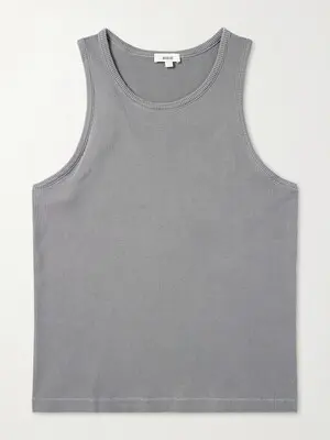 AGOLDE Viggo Ribbed Tank Top - Gray