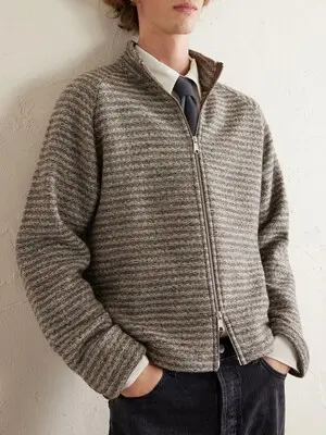 MFPEN Leisure Wool Zip-up Sweater