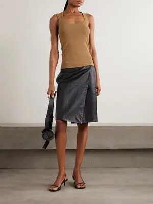 RÓHE Knitted Tank - Brown
