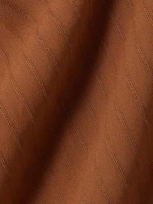 JOSEPH Santos Pinstriped Gathered Crepe Midi Skirt