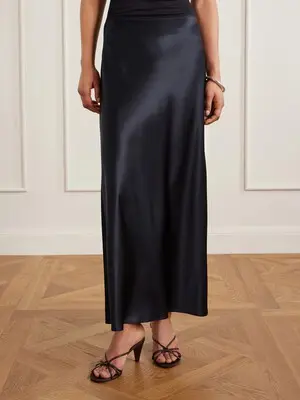 JOSEPH Isaak Silk-satin Maxi Skirt