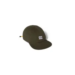 Miu Miu Baseball Cap - Forest Green/yellow