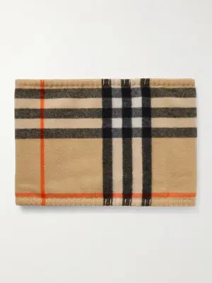 Burberry Checked Cashmere Snood - Neutrals