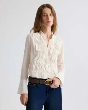 Twp Ruffle Blouses