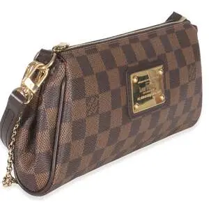 LOUIS VUITTON Damier Ebene Canvas Eva Clutch