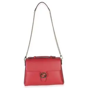 Gucci Interlocking G Top Handle Bag - Red