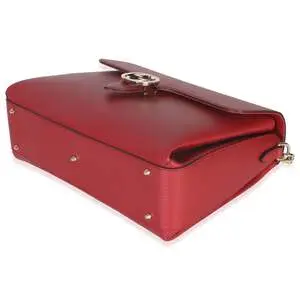 Gucci Interlocking G Top Handle Bag - Red