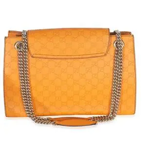 Gucci Ssima Leather Emily Chain Shoulder Bag