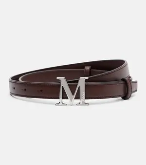 Max Mara Leather Belt - Brown