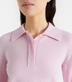 JIL SANDER Virgin Wool Polo Sweater