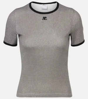 Courreges Drop Shoulder T-shirts For Women