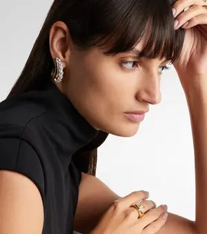 Yeprem En Strada 18kt Yellow And White Earrings With Diamonds