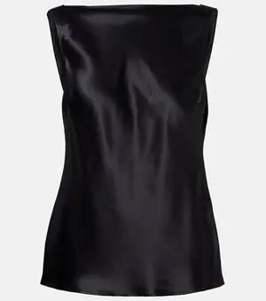 Nina Ricci Silk-blend Satin Top