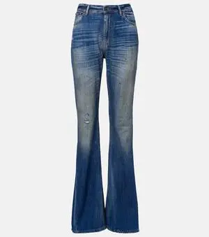 Acne Studios Distressed Flared Jeans