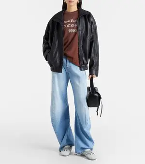 Acne Studios 2006f Distressed Wide-leg Jeans