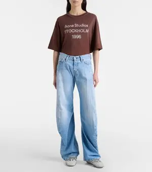Acne Studios 2006f Distressed Wide-leg Jeans