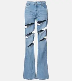 Coperni Spiral Straight Leg Jeans