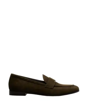Max Mara Embellished Suede Loafers