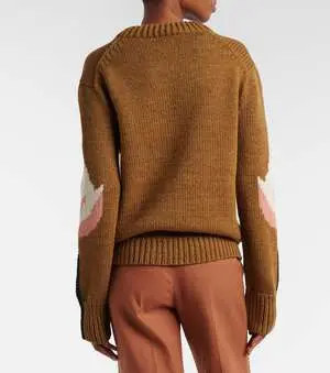 Chloé Wool Jacquard Sweater - Multicoloured
