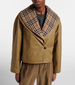 Burberry Check Cotton Jacket