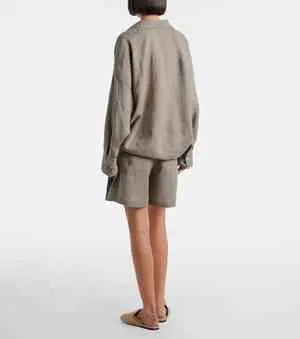 Brunello Cucinelli Linen Shorts - Green
