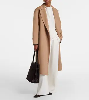Max Mara Belted Camel Hair Coat