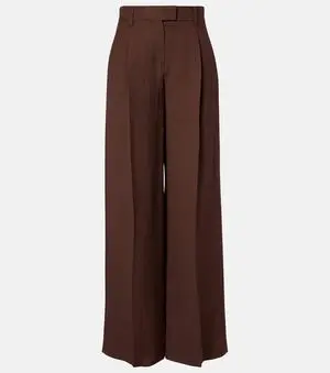 Brunello Cucinelli Wide-leg Pants - Brown