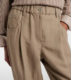 Brunello Cucinelli Tapered Pants - Beige
