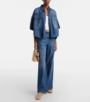 Brunello Cucinelli Denim Top