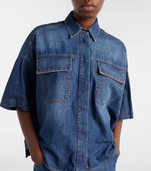 Brunello Cucinelli Denim Top