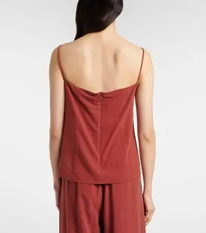 Max Mara Silk Top - Brown